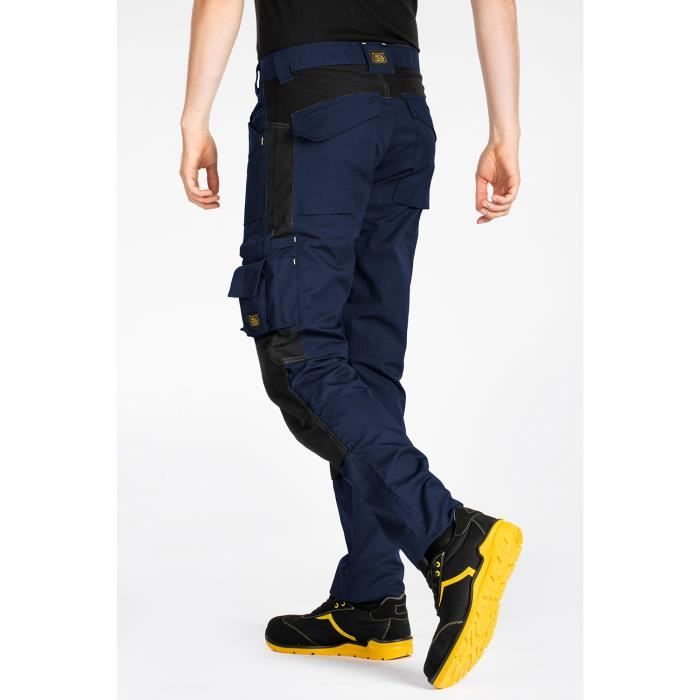 Pantalon de travail coupe droite normé CE EPI 1ère catégorie, taille ...