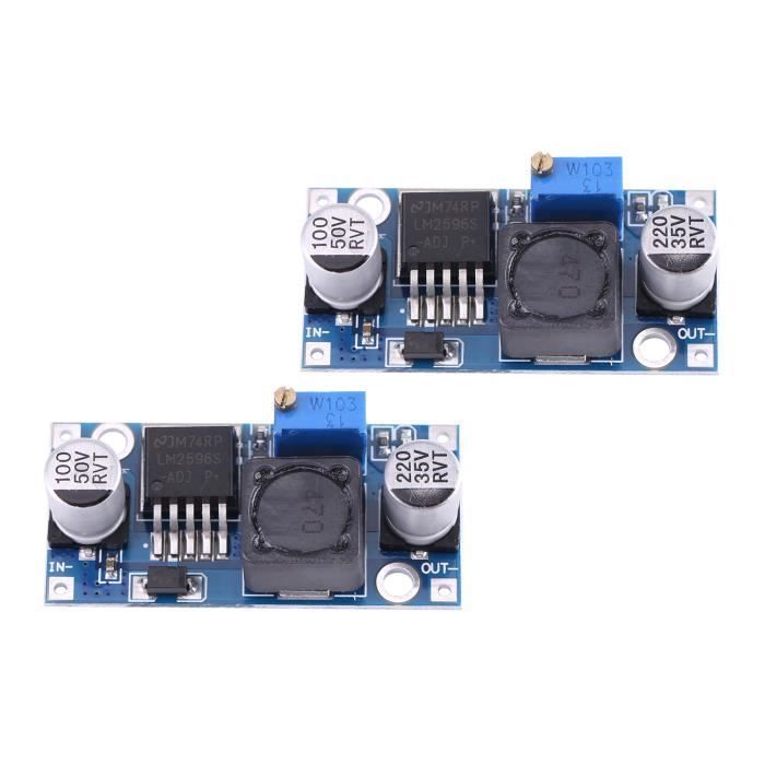 Qiilu Module Buck 2 pièces DC-DC Modules d'alimentation abaisseurs ...