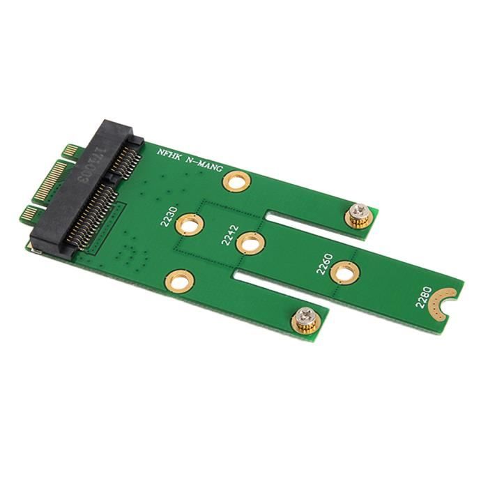Carte Adaptateur PCB MSATA Vers NGFF Spécification PCI Express M.2 1.0 ...