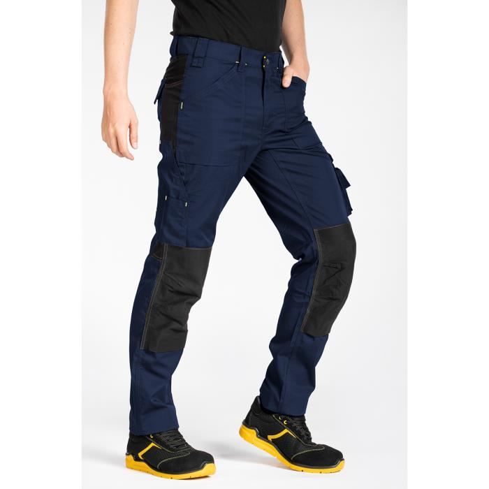 Pantalon de travail coupe droite normé CE EPI 1ère catégorie, taille ...
