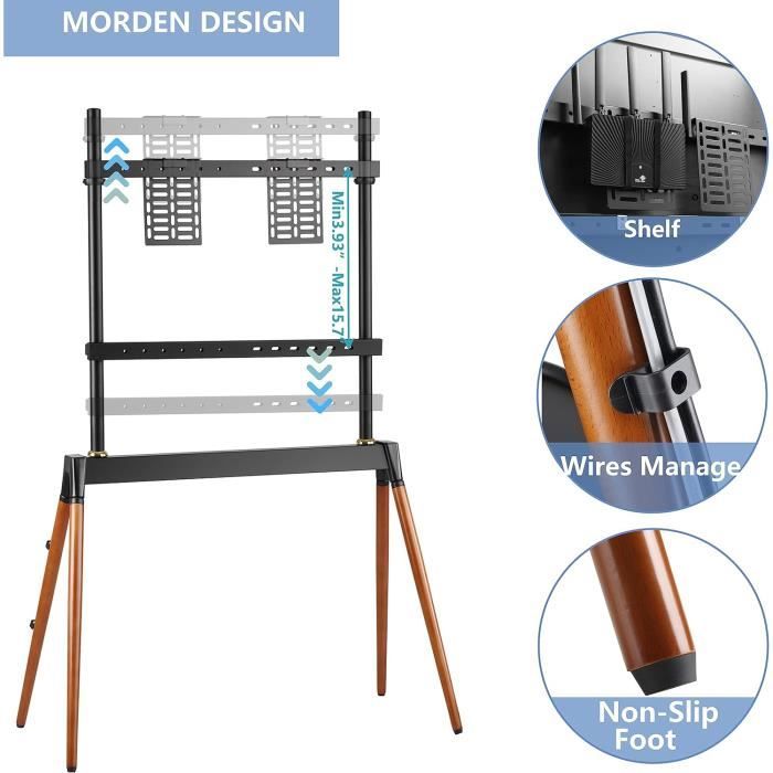 Chevalet Support Tv - Chevalet Moderne Support Tv D'Angle Artistique ...