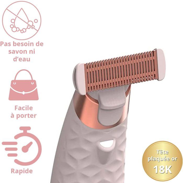 Nu Razor, Rasoir Électrique Rechargeable pour Femme pour Tous Types de ...