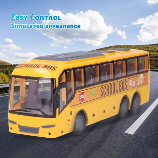Jouet RC Bus télécommandé avec Lumière - ATYHAO - RC Bus - Jouet - 3 ...