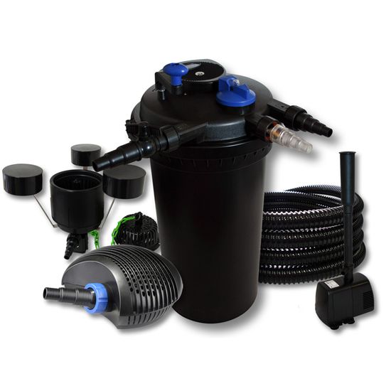Kit filtration de bassin à pression 30000l SunSun avec 18W UVC, 40W ...