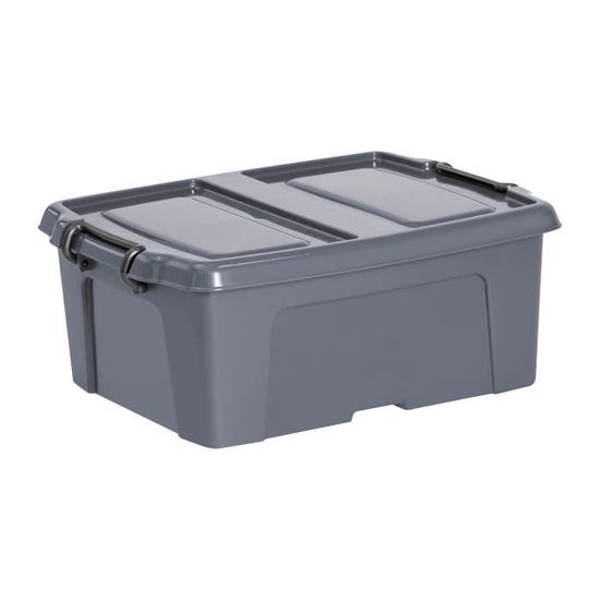 Boîte de rangement Strata Smart Box 24 litres - dim : H 19 x L 50 cm ...