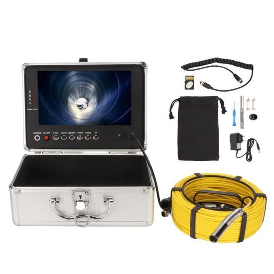 Caméra d'endoscope de tuyau - FDIT - HD 720P - Etanche IP67 - 6 niveaux ...