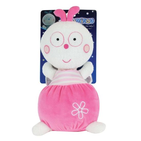 Peluche lumineuse - JEMINI - Luminou Luciole Pastel - rose - 30 cm ...