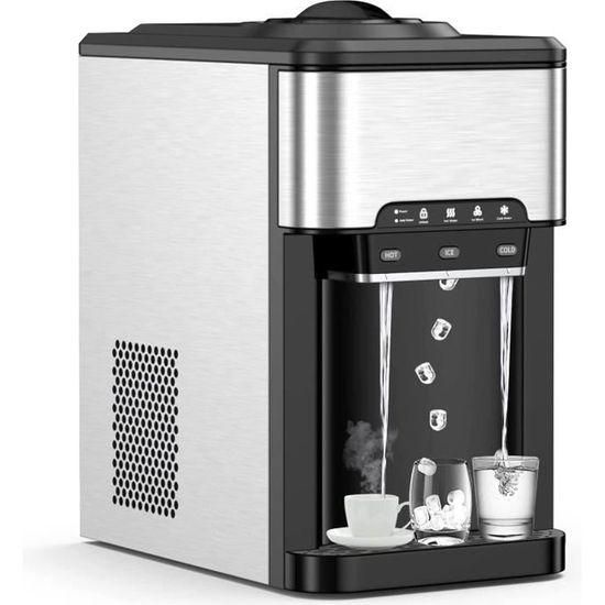 RELAX4LIFE Machine à Glaçons 3 EN 1 |18,1kg/24H |Réservoir 3L |Fonction ...