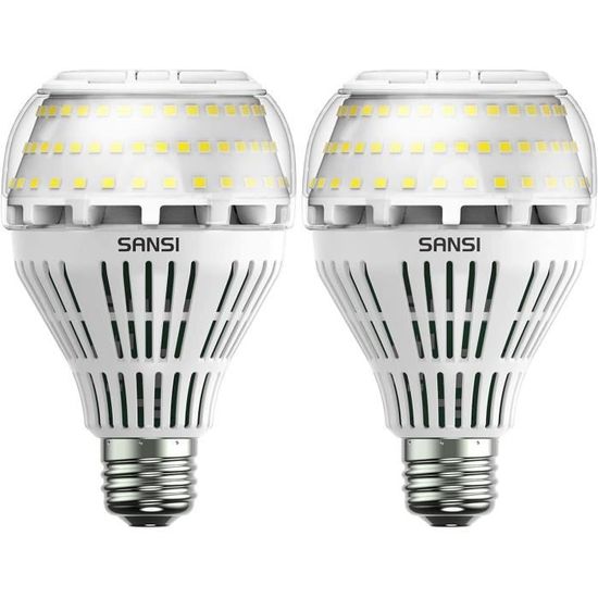 Ampoule Led E27 Dimmable 27W Blanc Froid 5000K, 4000Lm De Haute Luminosité, Équivalente Ampoule ...