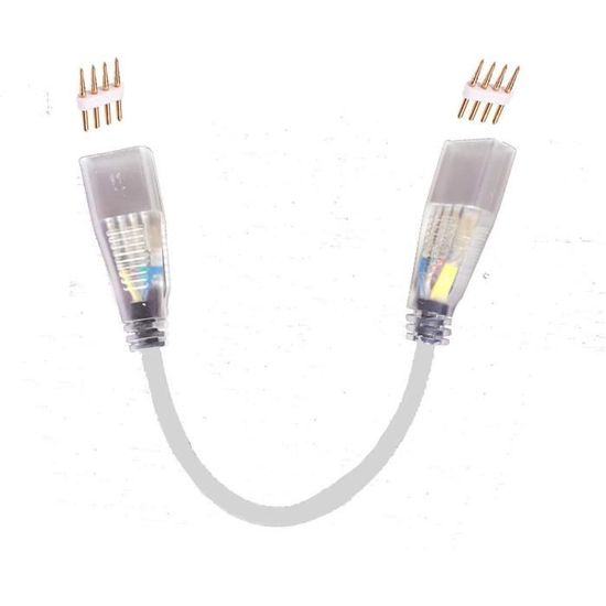Folgemir Connecteur D'Angle Pour Ruban De Led Rgb, 4 Pin Connecteurs L ...