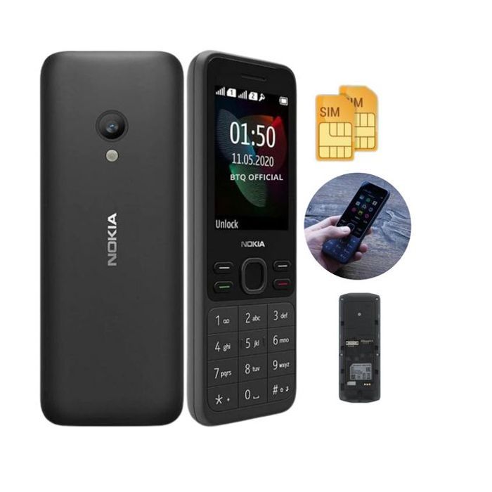 Nokia Dual Sim Keypad Mobile radio FM sans fil Bluetooth lecteur MP3 ...