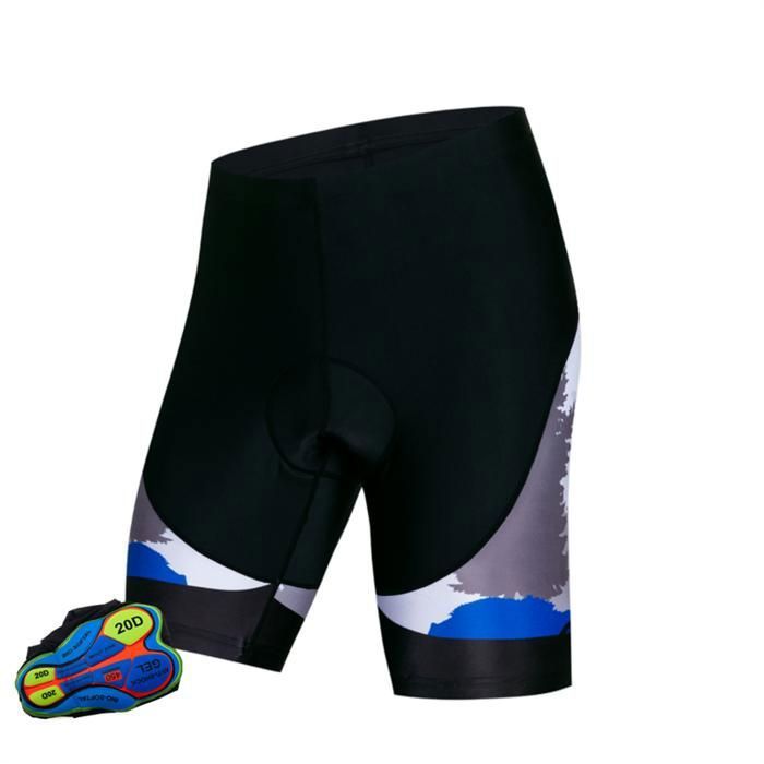 Cuissard à bretelles de cyclisme professionnel pour homme,collants de ...