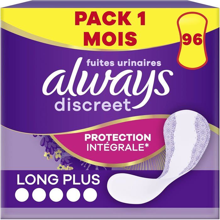 Protège-Slips - Always Discreet - Incontinence Femme - Protection ...