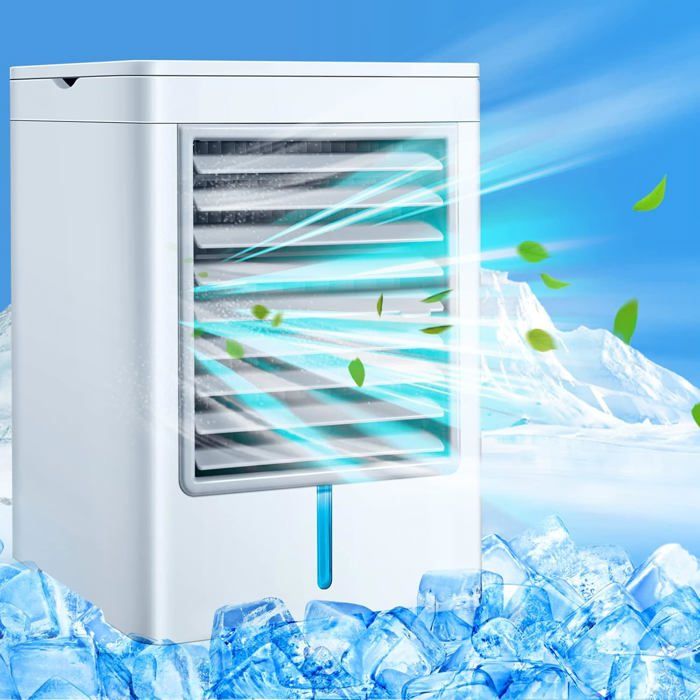 Climatiseur Mobile Portable, Refroidisseur D’Air Silencieux Avec Grand ...