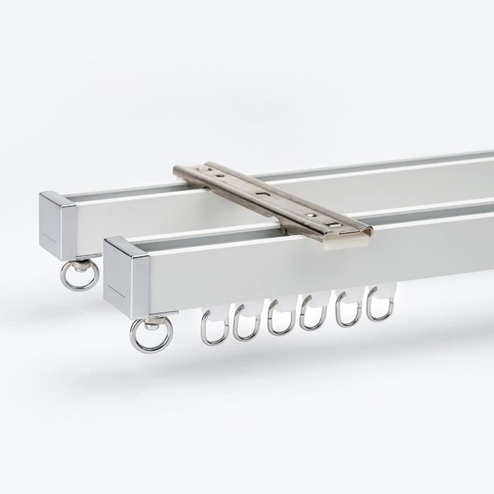 Rail De Rideau En Aluminium, Rail Pour Rideaux Kit, Rail Rideaux ...
