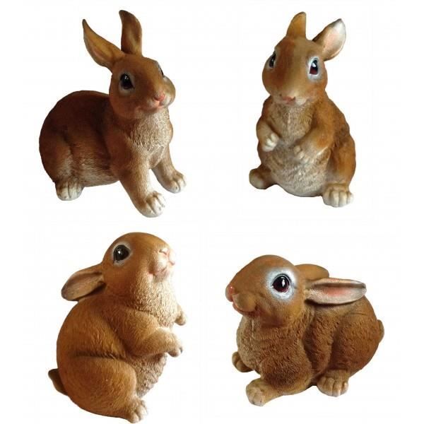 Lapin décoratif en résine - déco de jardin - Cdiscount Maison