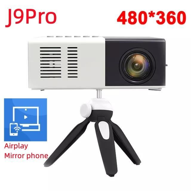 Vidéoprojecteur,Salange j9 pro – Mini projecteur LED Portable, lecteur multimédia, Audio - J9Pro ...