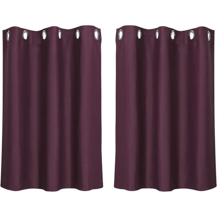 Petit Rideau De Fenêtre Avec Tringle À Rideau Solide À Isolation ...