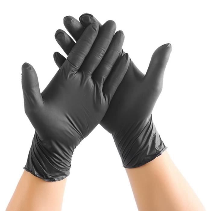 Gants En Nitrile Gants Jetables À Usage Multimédiaire Mécanique Et ...