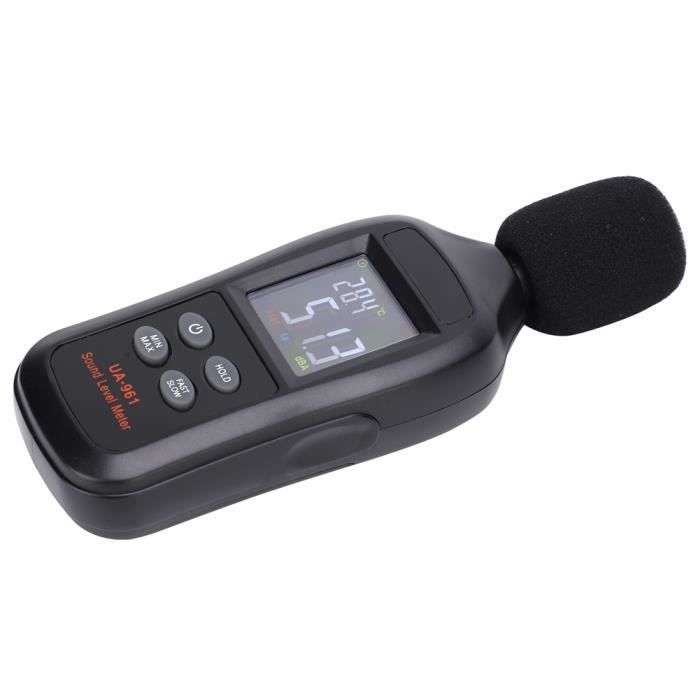 Sonomètre numérique LCD Cikonielf - Mesure de niveau de bruit de 35 dB ...