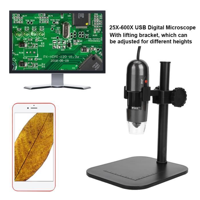 Microscope numérique USB 25X-600X avec optique endos - FDIT - S04 ...