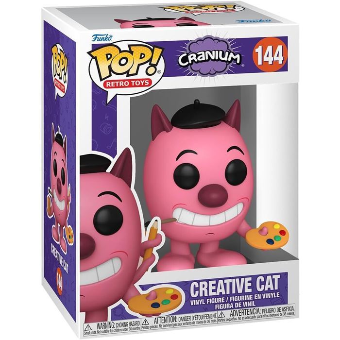 Figurine Funko Pop! N°144 - Cranium - Creative Cat - Cdiscount Jeux ...