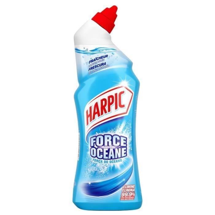 HARPIC - LOT DE 3 - HARPIC - Force Océane Gel WC - flacon de 750 ml ...