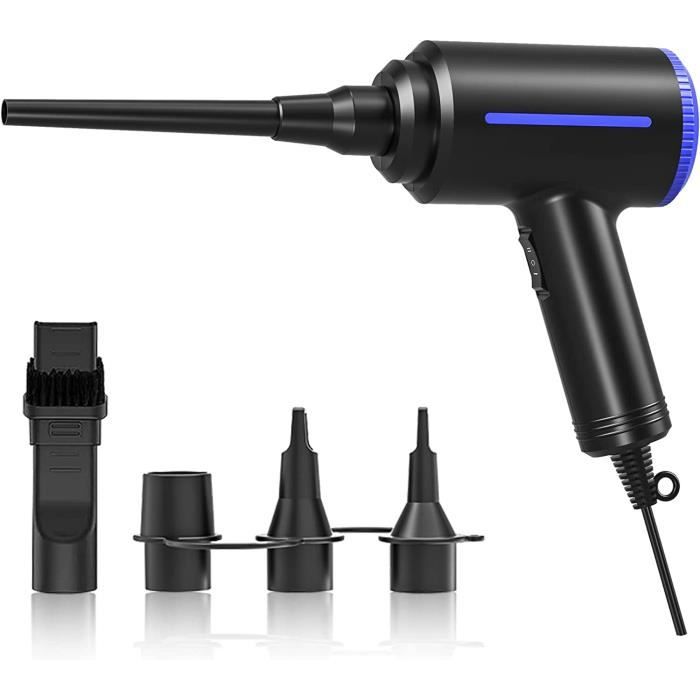 Bombe d'air Comprimé, Dépoussiérant Puissants électrique,Plumeau à air ...