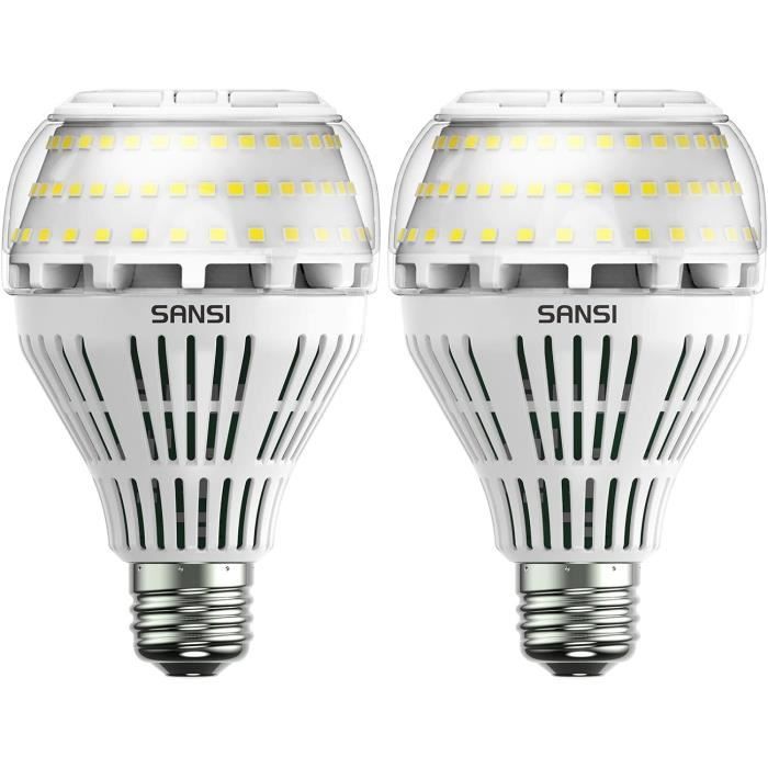 Ampoule Led E27 Dimmable 27W Blanc Froid 5000K, 4000Lm De Haute Luminosité, Équivalente Ampoule ...