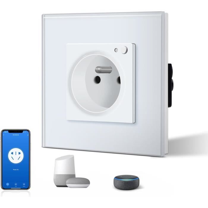 Prise Murale Connectée, Prise Electrique Intelligente Compatible Avec ...