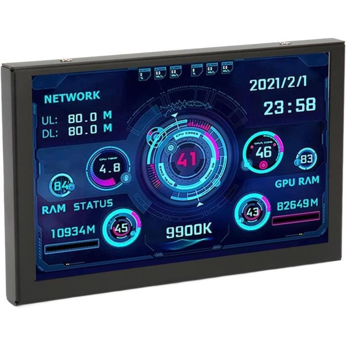 5 Pouces Ips Usb Mini Écran Aida64 Pc Cpu Ram Hdd Data Monitor,Pc ...
