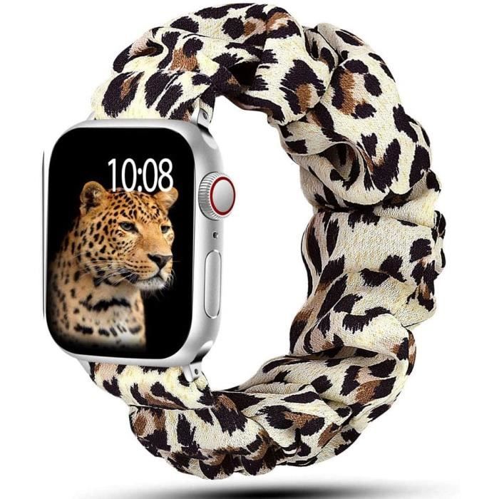 Scrunchie Bracelet De Montre Élastique Pour Apple Watch 38Mm 40Mm 41Mm ...