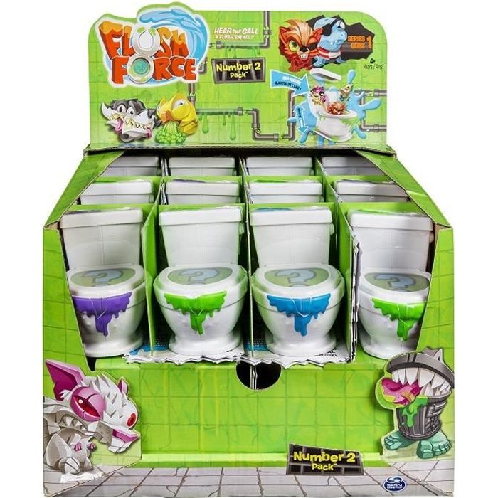 Pack de 2 mini figurines à collectionner FLUSH FORCE - SPINMASTER ...