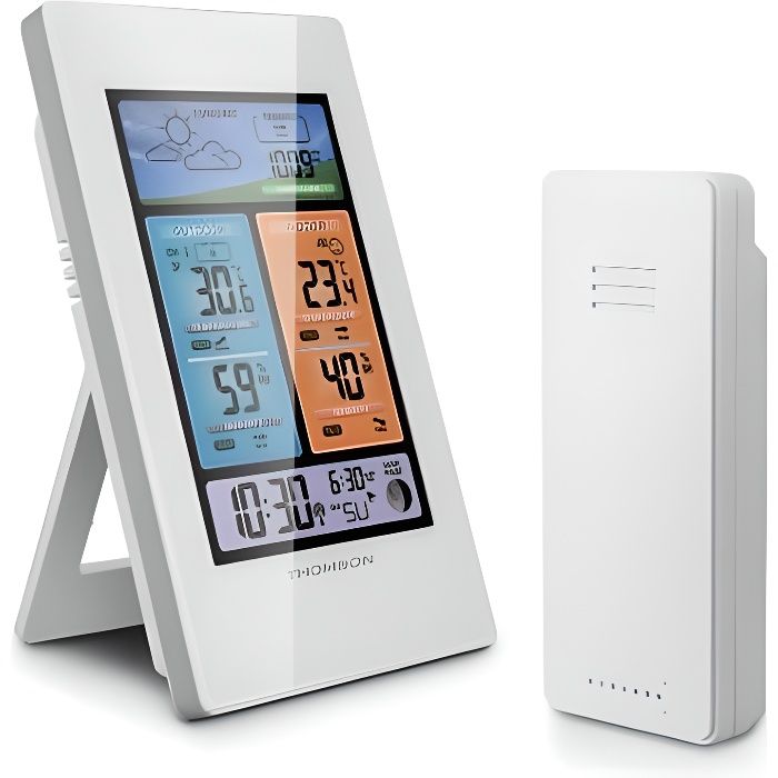 Station météo - Indicateur du cycle lunaire 108x185x29mm - Cdiscount TV ...