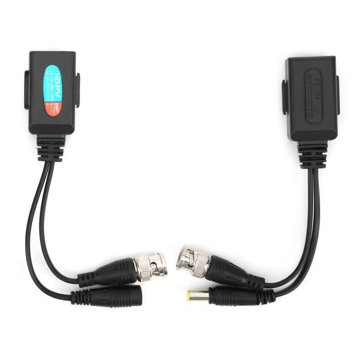 Balun émetteur-récepteur, balun vidéo passif, puissant pour les caméras ...