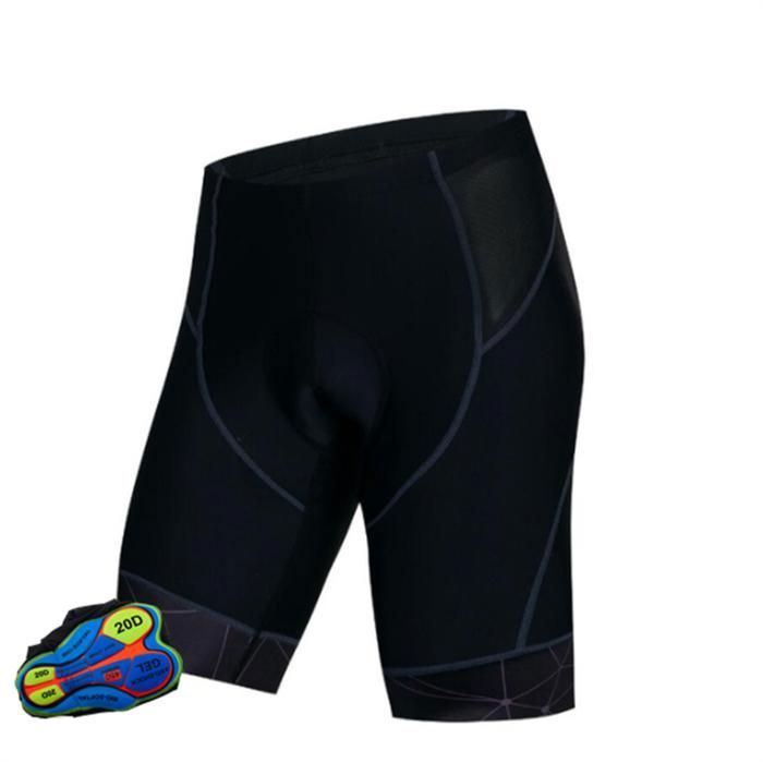 Cuissard à bretelles de cyclisme professionnel pour homme,collants de ...