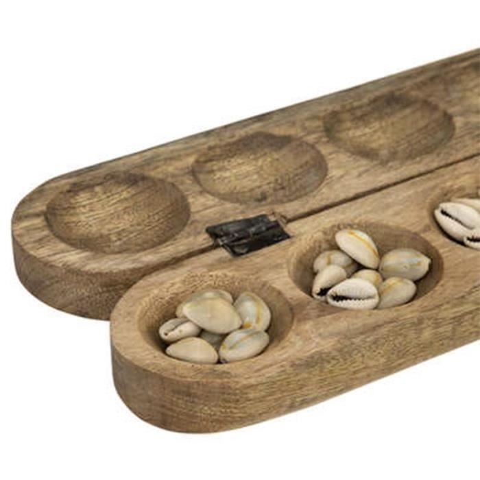 Jeu Awale en Bois Déco "Tropiques" 38cm Beige - Cdiscount Jeux - Jouets