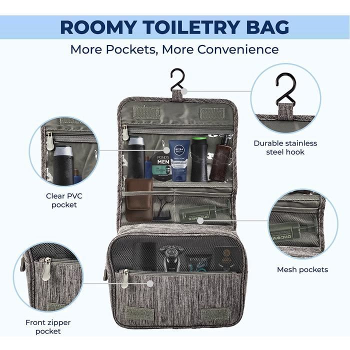 Trousses De Toilette - Ragmal Trousse Toilet Homme Femme Enfant Un ...