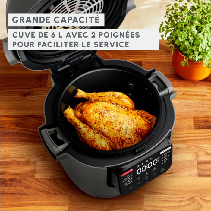 Moulinex Multicook & Fry, Multicuiseur et air fryer intégré, 12 ...