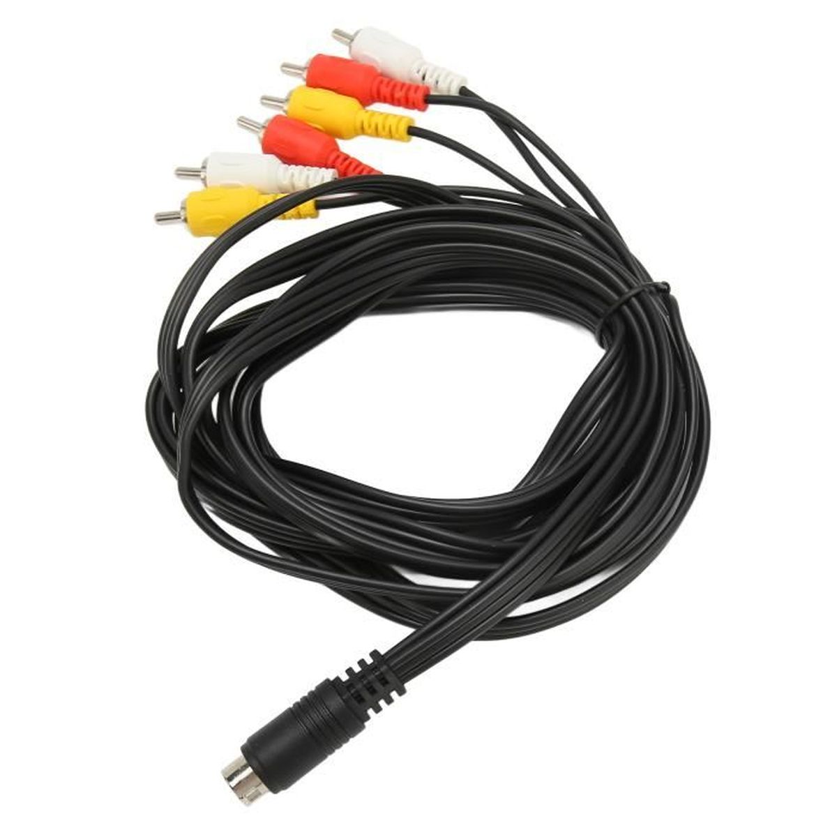MSA Câble mini DIN vers 6 RCA Câble Mini DIN à 6 RCA 9 broches signal ...