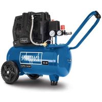 Compresseur d'air horizontal à double cylindres Scheppach HC105DC ...