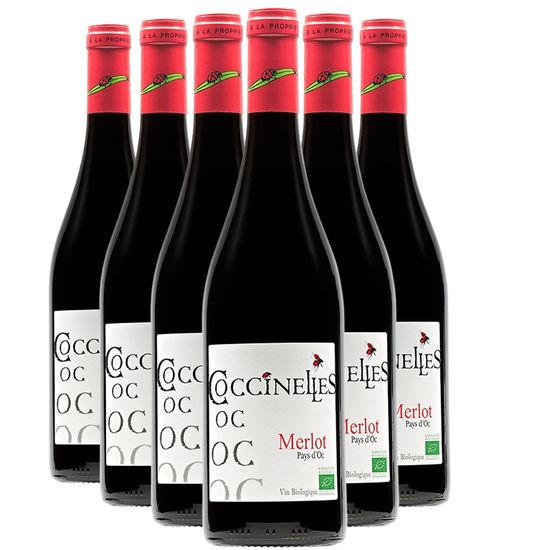 Château des Coccinelles Pays d'Oc Merlot 2022 - Vin Rouge du Languedoc ...