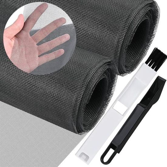 Cieex Moustiquaire Fenetre Toile Metre 2m*4m Moustiquaires Fibre Verre ...