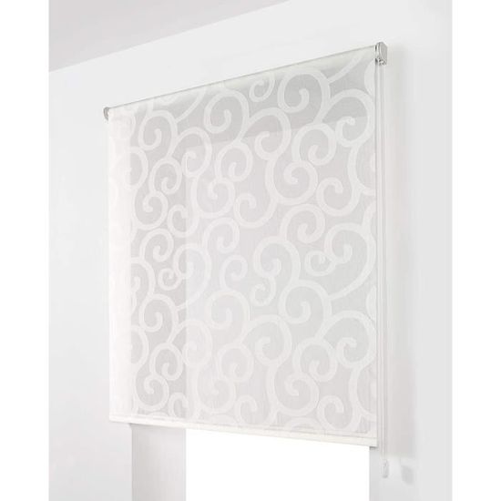 Store Enrouleur - Estoralis - Ornella - Transparent - 150 x 250 cm - 90 ...