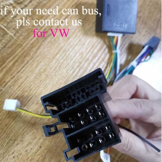 Vw Voiture MP5 Radio ISO fil câblage faisceau adaptateur connecteur ...