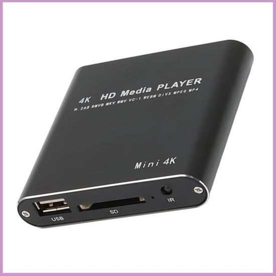 Cocosity Lecteur Vidéo HD 4K Mini Lecteur Multimédia en Streaming pour ...
