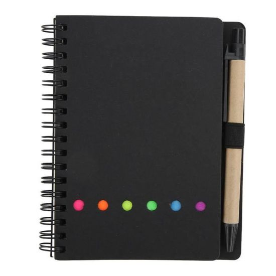 Duokon Cahier réutilisable Carnet de notes, insert stylo pratique ...
