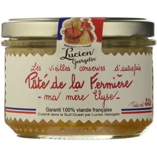 Pate En Conserve - Georgelin Pâté La Fermière - Cdiscount Au quotidien