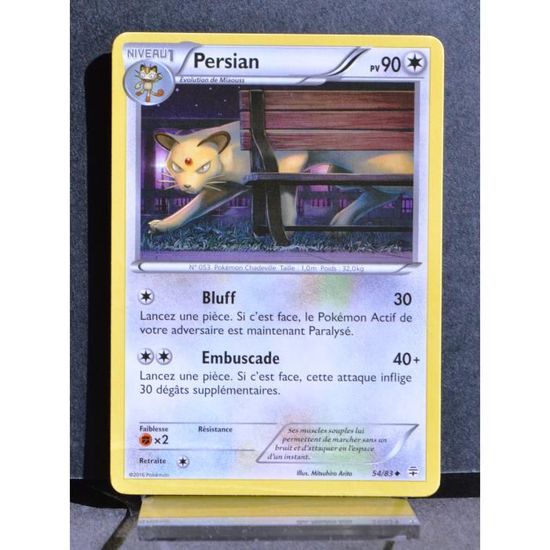 Carte Pokémon 54-83 Persian Générations NEUF FR - Cdiscount Jeux - Jouets