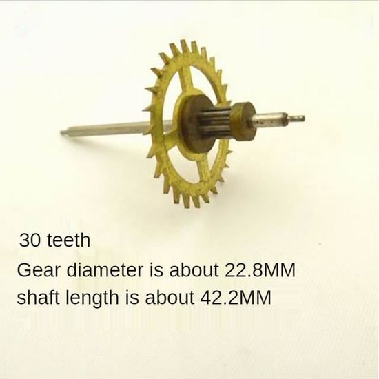 HORLOGE,30-tooth gear--Horloge murale mécanique, mécanisme de mouvement ...